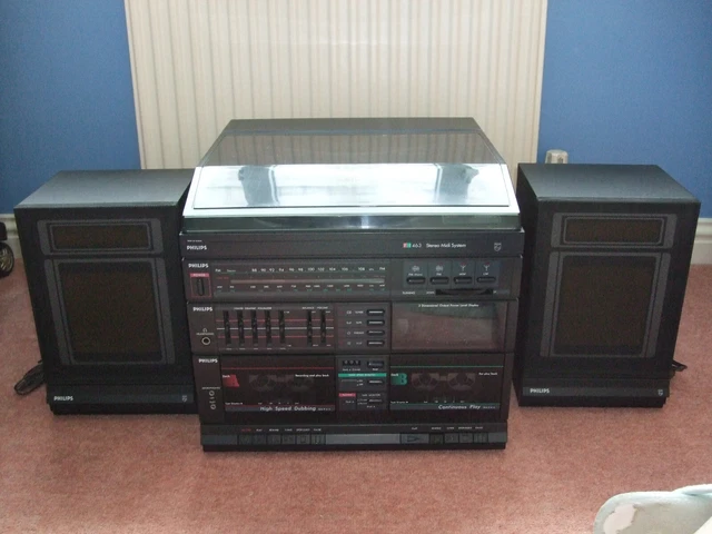 VINTAGE 1980'S PHILIPS Stereo Midi System F1463. Used excellent ...