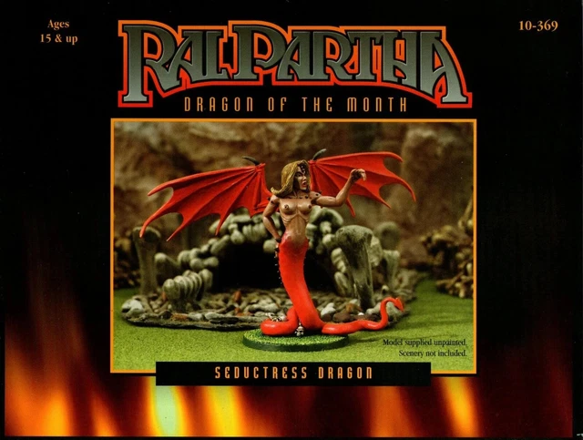 RAL PARTHA RPG miniature Seductress Dragon 10-369 Box Set in Shrink WH ...