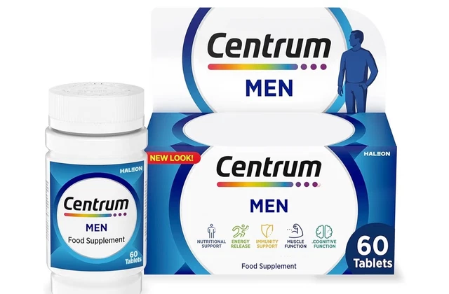 CENTRUM MULTIVITAMIN TABLETS for Men - 60 Count £20.42 - PicClick UK