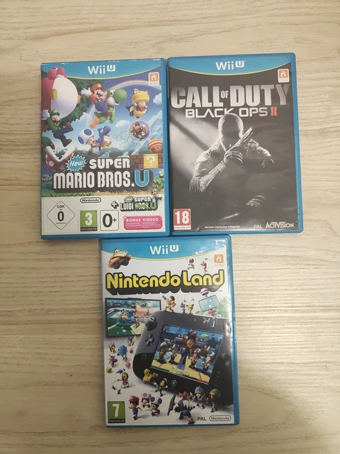 LOT NEW SUPER Mario Bros U+New Super Luigi U, Nintendo Land, Call Of ...