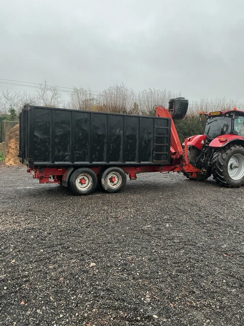 TIMBER TRAILER WITH Grab and Rotator, Forestry, Hiab Trailer, Crane ...