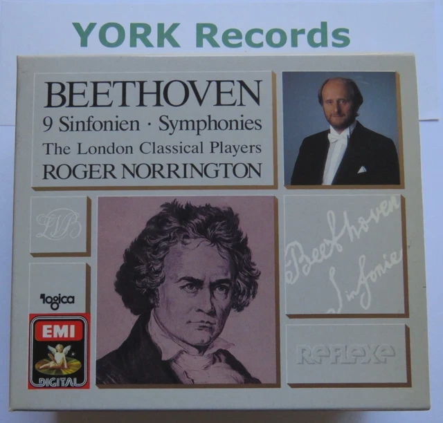 BEETHOVEN - COMPLETE Symphonies Nos 1-9 NORRINGTON - Excellent Con 6 CD ...