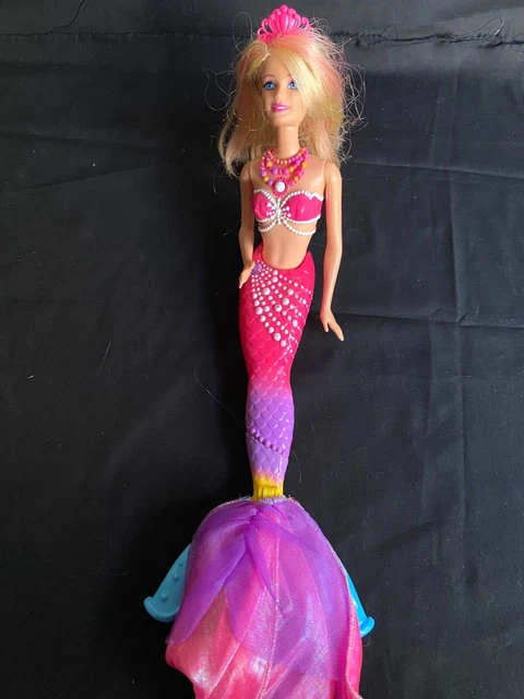 MATTEL BARBIE THE Pearl Princess Transforming Lumina Mermaid Siren Doll ...