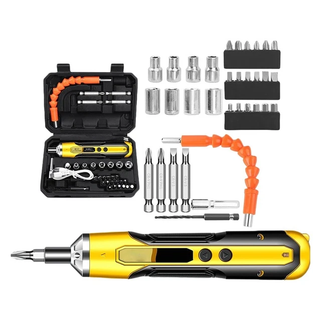 TOURNEVIS LECTRIQUE SANS fil domestique 6 8 V bits magn tiques avec recharge EUR 28,21 - PicClick FR