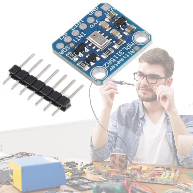 MPL3115A2 ALTIMETER V2.0 Temperature Pressure Altitude Sensor 2.5-5V ...