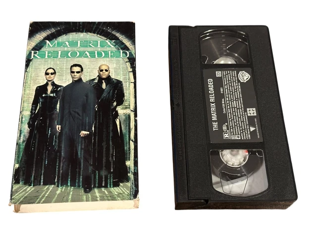 MATRIX RELOADED VHS 2003 Sci-Fi Action Original Release Warner Bros £3. ...