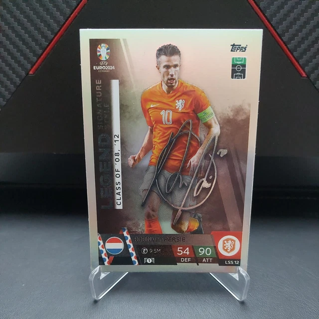MATCH ATTAX EURO 2024 LSS 12 Legend Signature Style Robin van Persie ...