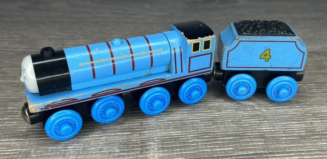 THOMAS & FRIENDS Gordon Engine and Gordon's Tender Wooden Railway 7" £ ...
