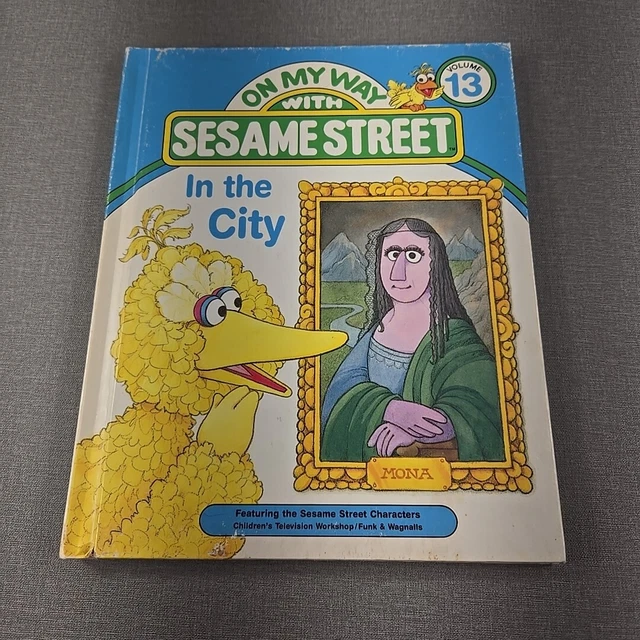 ON MY WAY With Sesame Street Vol 13 In The City 1989 Hardcover Book £7. ...