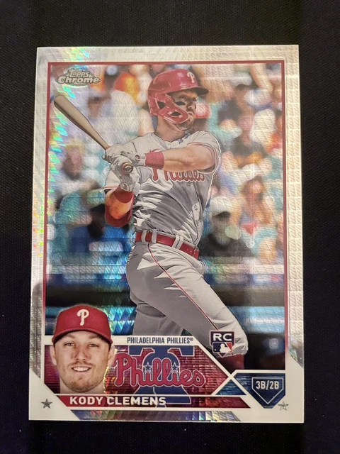 2023 TOPPS CHROME Kody Clemens Prism Refractor Rookie - Philadelphia ...