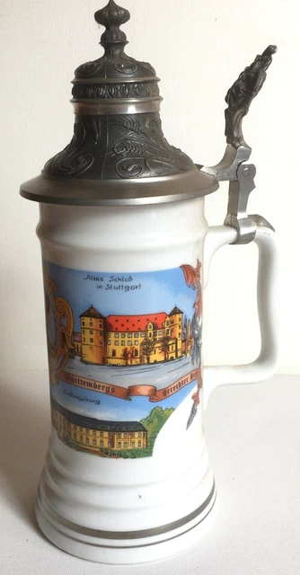 BIERKRUG - KÖNIG Karl I. von Württemberg - Reutter Porzellan ...