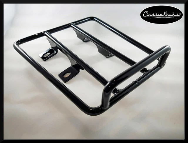 SCOMADI / ROYAL Alloy Rear rack Luggage Carrier Gloss BLACK - Classic ...