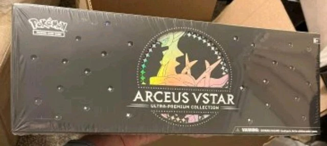 ARCEUS VSTAR ULTRA Premium Collection Pokemon UPC with Arceus Metal ...