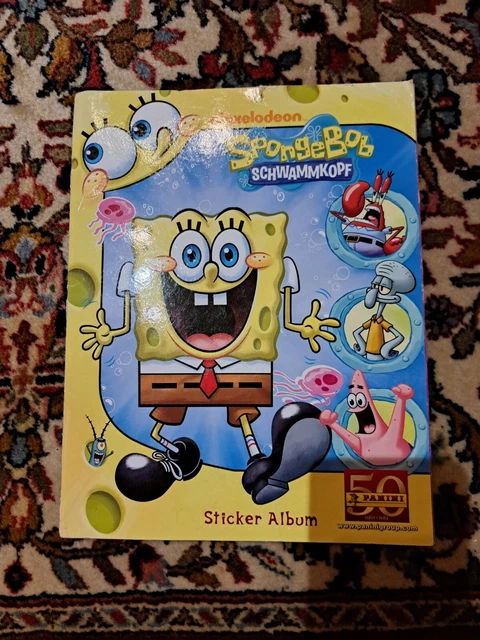 SPONGEBOB PANINI STICKER album sticker glitter game poster plankton £15 ...