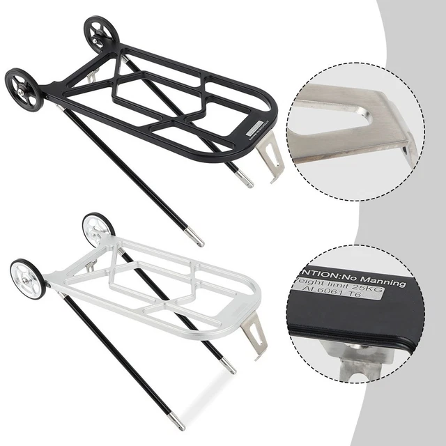 FOR BROMPTON BIKE Rear Rack Aluminum Alloy Cargo Rack Lightweight ...