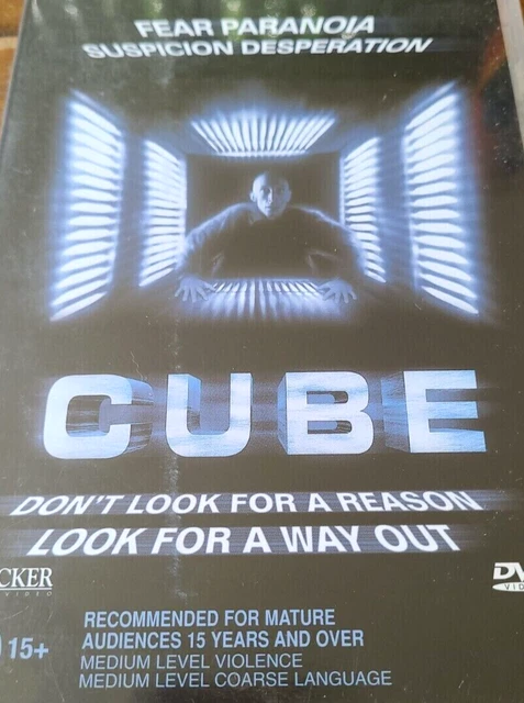CUBE DVD 1997 Sci-Fi Horror Movie Cult Classic Survival Creepy Film ...