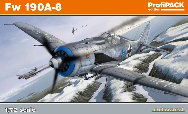 EDUARD PLASTIC KITS 70111 - 1:72 Fw 190A-8, Profipack - New £9.94 ...