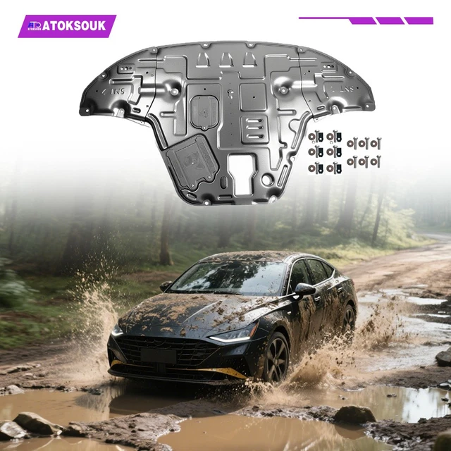 STEEL ENGINE SPLASH Shield For Hyundai Sonata 2024-2025 Under Engine ...