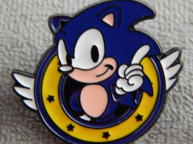 SONIC THE HEDGEHOG Enamel Pin Badge Brand New. Uk Seller.ref X4 £3.00 ...