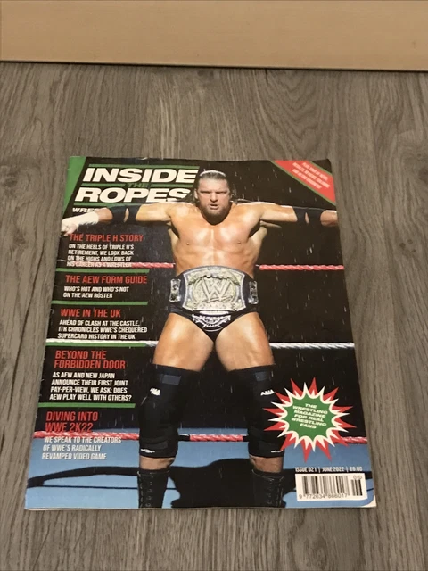 INSIDE THE ROPES Wrestling Magazine issue 021 June 22 WWE AEW HHH NJPW ...