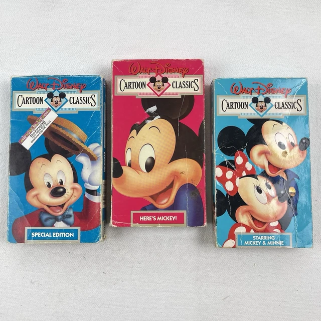 WALT DISNEY CARTOON Classics VHS Lot of (3) Tapes £13.90 - PicClick UK