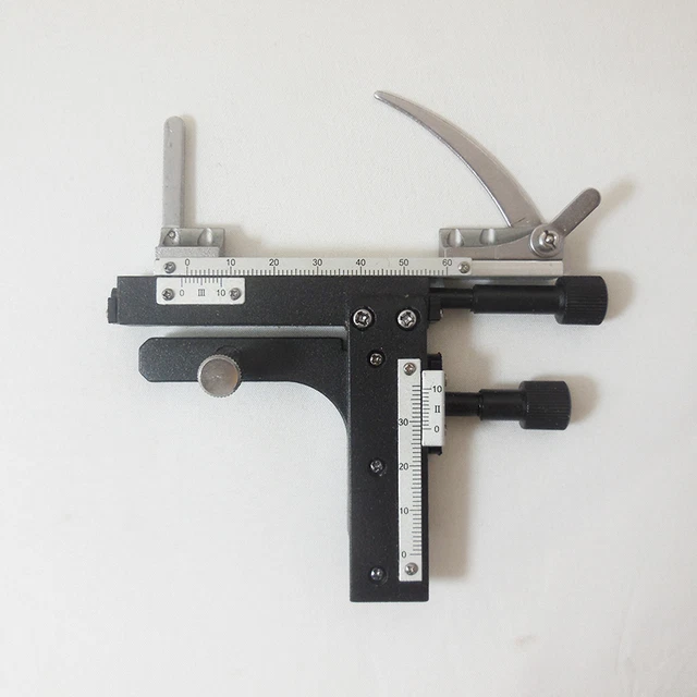MICROSCOPE ATTACHABLE MECHANICAL Stage X-Y Moveable Caliper Vernier ...