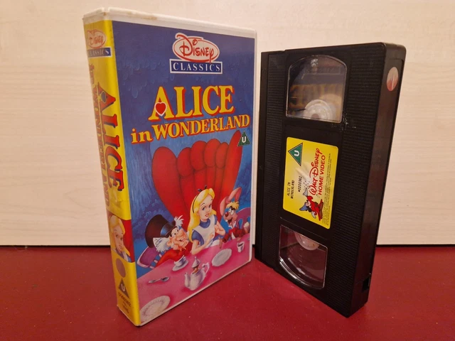 ALICE IN WONDERLAND - Walt Disney - PAL VHS Video Tape (A275) £1.99 - PicClick UK