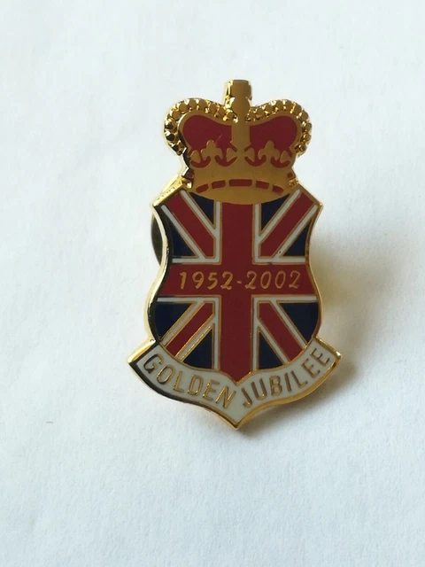 Queen Elizabeth Ii Golden Jubilee 1952 2002 Badge £4 00 Picclick Uk