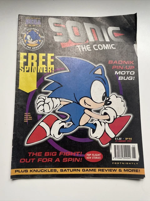 SONIC THE HEDGEHOG - Sonic The Comic UK - Sega / Fleetway Issue No. 95 ...