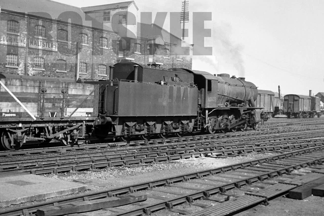 35MM NEGATIVE BR British Railways Steam Loco 90002 Class WD/8 Grantham ...