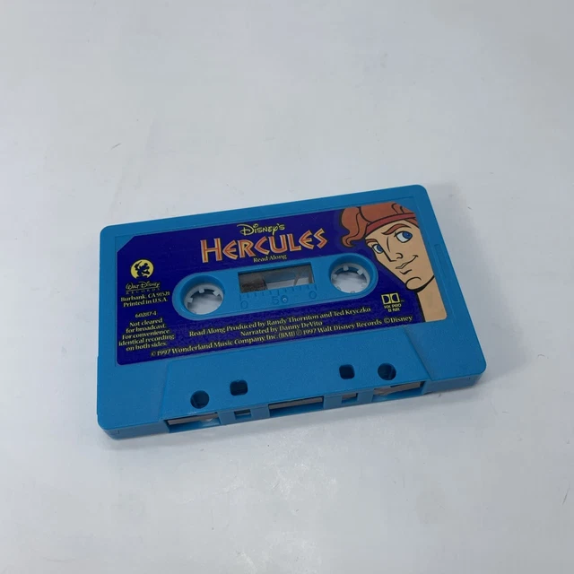 DISNEY HERCULES READ Along Book & Cassette Tape, Narrated by Danny ...
