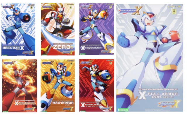 KOTOBUKIYA MEGA MAN X Rising Fire Max Second Force Full Armor & Zero 1/ ...
