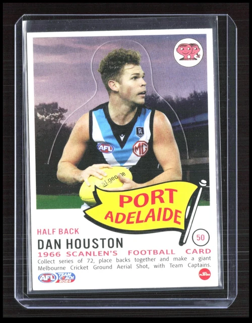 AFL 2024 TEAMCOACH Scanlen's Port Adelaide Dan Houston 50 Football CB-2 ...