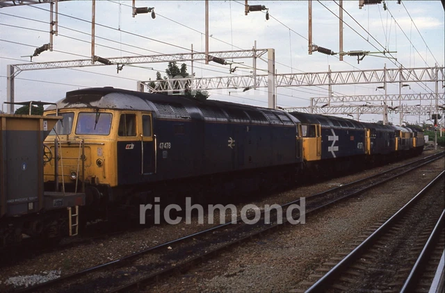 NUNEATON CLASS 47 47478 47971 etc 9.7.94 Fujichrome 35mm Slide RN391 £2 ...