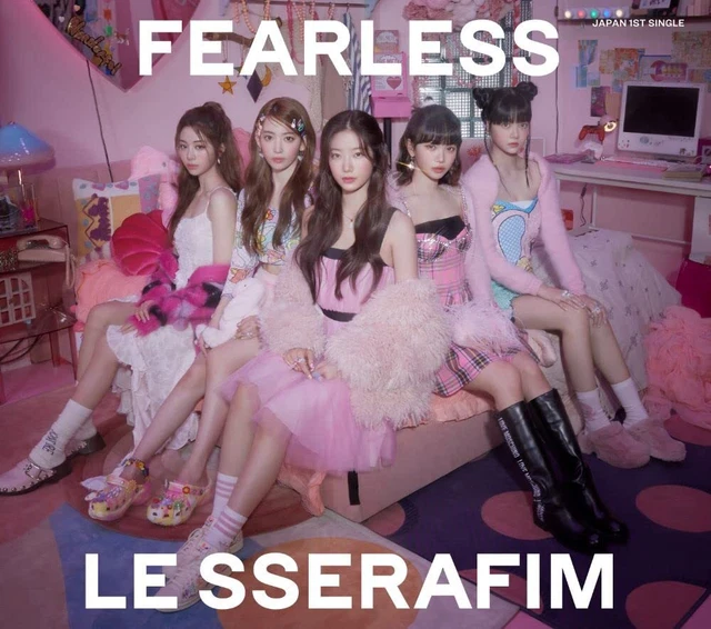 Le Sserafim Fearless Limited B Version Cd Eur 2839 Picclick Fr