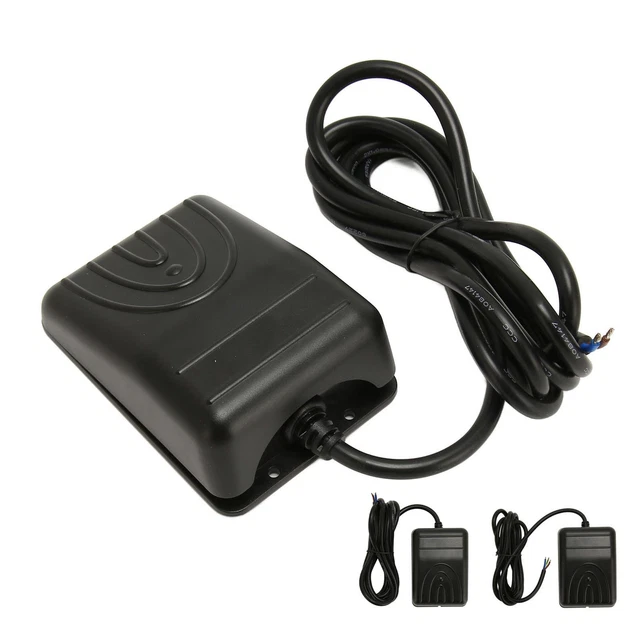 FOOT SWITCH 16A 250V AC High Power Self Resetting Waterproof Single ...
