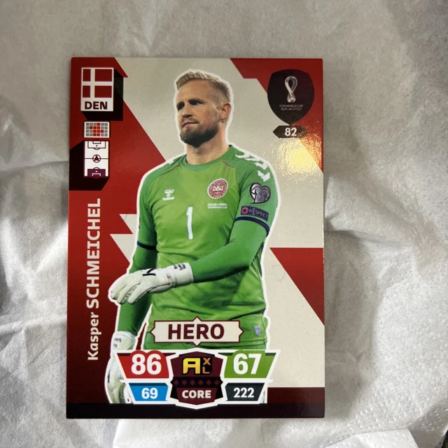 FIFA WORLD CUP qatar 2022 Kasper Schmeichel HERO card # 82 new ...