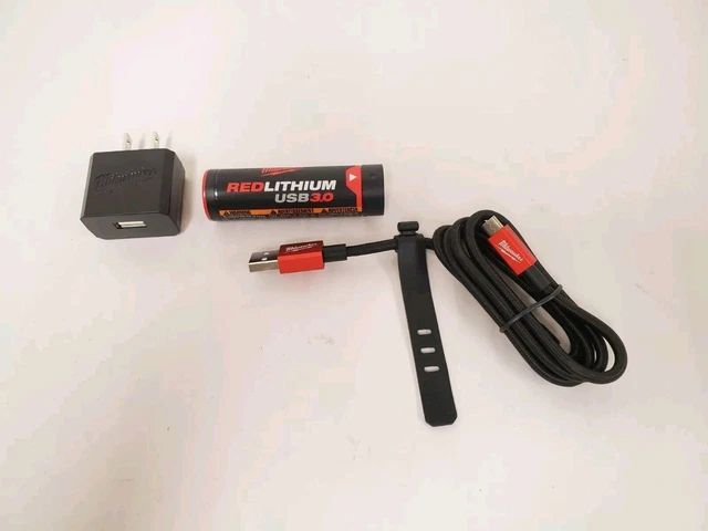 MILWAUKEE 48-11-2131 REDLITHIUM Lithium-Ion Rechargeable USB 3.0Ah ...