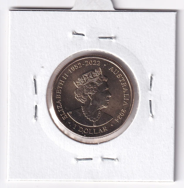 AUSTRALIAN: 2024 $1 Afl Team Adelaide Crows Unc Coin In 2X2 Holder ...