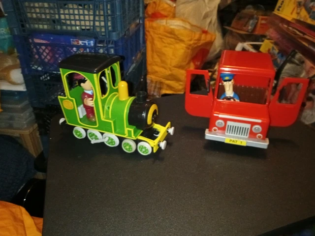 POSTMAN PAT LARGE friction Train & Driver and Pat 1 Van With Pat. £11. ...