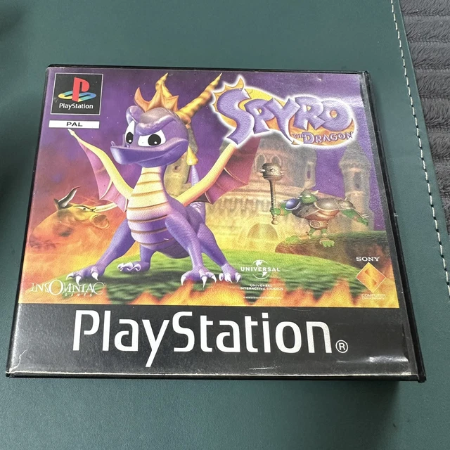 SPYRO THE DRAGON - Sony PlayStation 1, 1998 Rare Ex Rental £19.95 ...