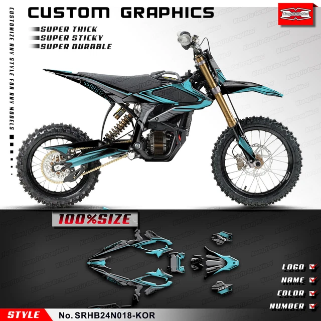STICKER SHEET VINYL Graphics for Surron Hyper Bee Sur-Ron Dirt eBike ...