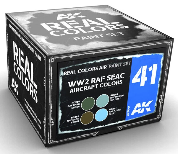 WW2 RAF SEAC Avion Véritable Colors Paint Set Rcs041 Ak Interactive EUR ...