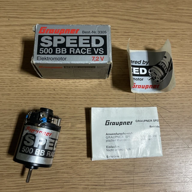 RC MODELLBAU BÜRSTENMOTOR Graupner Speed 500 BB Race VS - Graupner 3305 ...