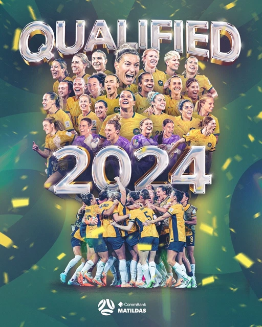MATILDAS AUSTRALIAN WOMEN’S World Cup soccer football TEAM POSTER ...
