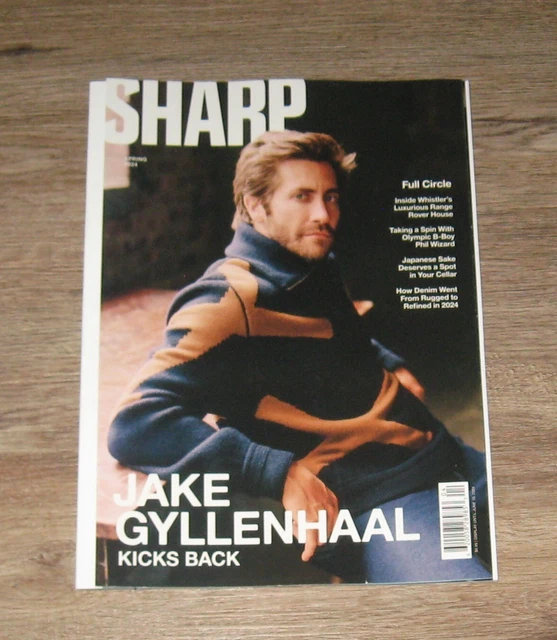 SHARP SPRING 2024 magazine Jake Gyllenhaal cover photos PHIL WIZARD $75 ...