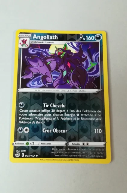 CARTE POKÉMON Angoliath Reverse 094/172 EB09 Stars Étincelantes Fr EUR ...