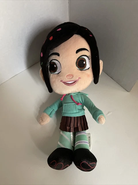 DISNEY STORE WRECK It Ralph Vanellope von Schweetz Plush Doll 14" Sugar ...