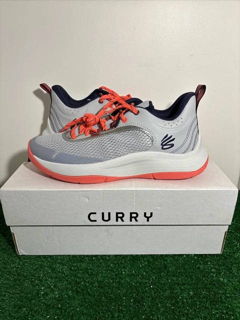 UNDER ARMOUR STEPH Curry 3Z6 Low Mod Grey Big Kid Basketball Shoe ...