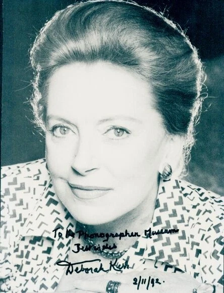 FOTO SCHAUSPIELERIN DEBORAH Kerr, Portrait, Autogramm - 10896835 EUR 17 ...